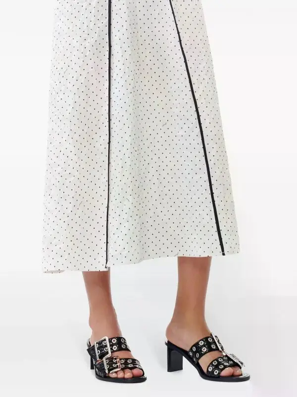 GANNI Belted Buckled Sandals