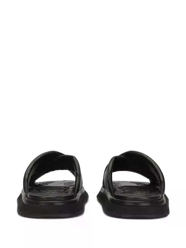 Dolce & Gabbana Crossover-strap Flat Sandals
