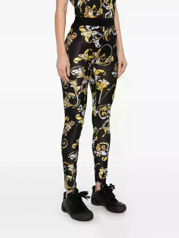 Versace Barocco-print Leggings