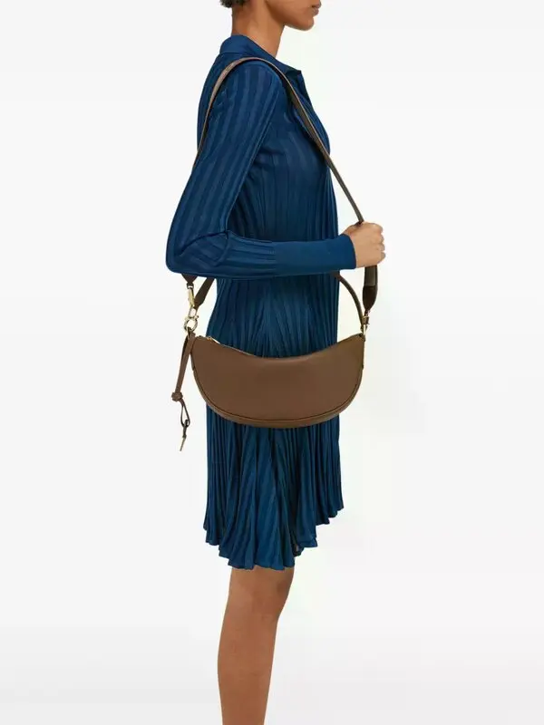 FERRAGAMO Zip Shoulder Bag - Brown