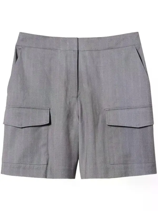 TWINSET Pinstripe Bermuda Shorts
