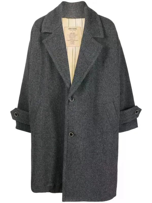 UMA WANG Cassie Single-breasted Virgin Wool Coat