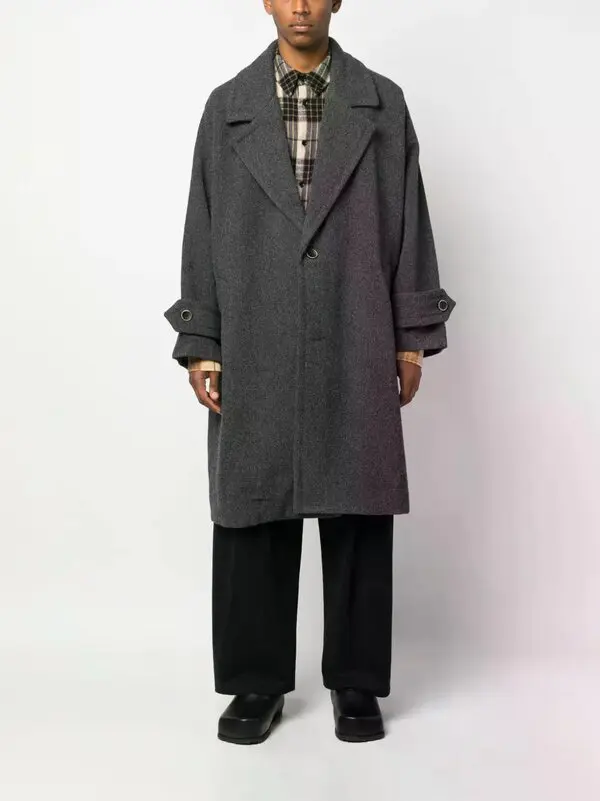 UMA WANG Cassie Single-breasted Virgin Wool Coat