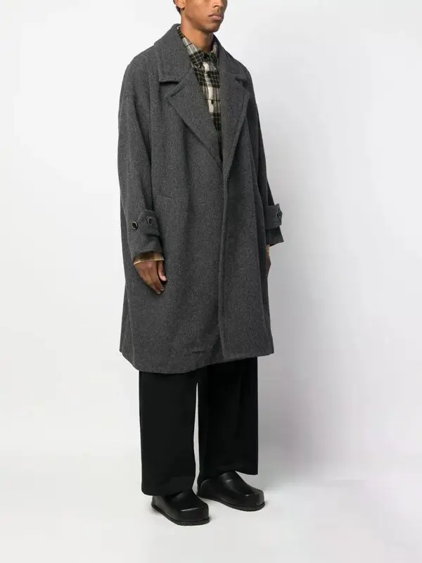 UMA WANG Cassie Single-breasted Virgin Wool Coat