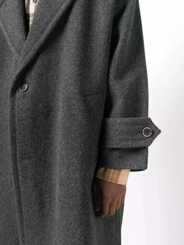 UMA WANG Cassie Single-breasted Virgin Wool Coat