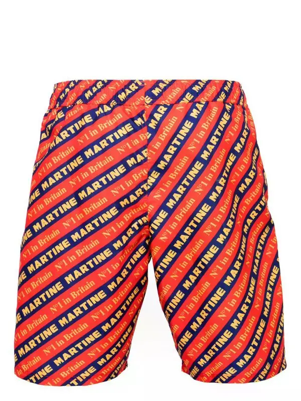 Martine Rose Logo-print Swim Shorts
