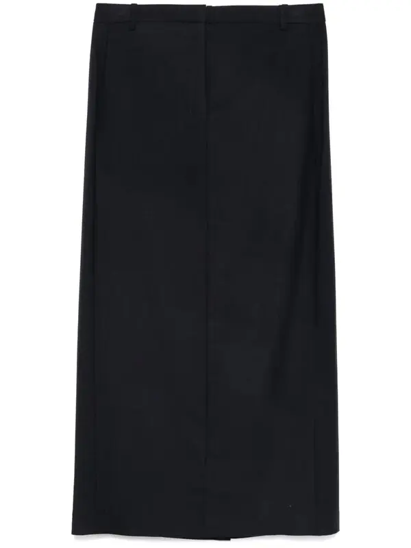 Theory Concealed-fastening Midi Skirt