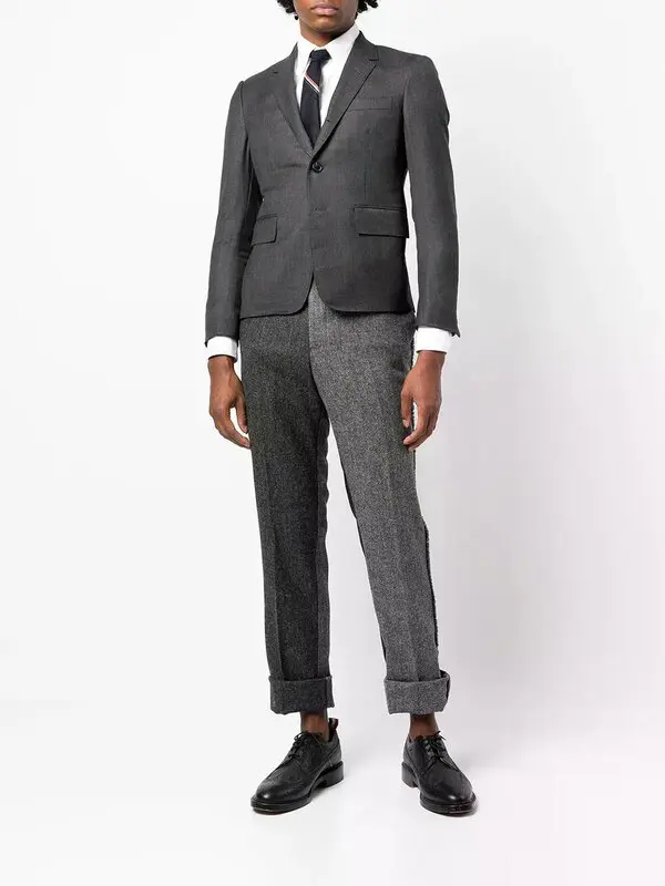 Thom Browne Super 120s Single-breasted Blazer - Grey