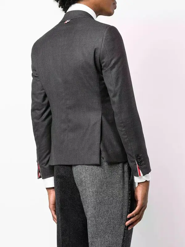 Thom Browne Super 120s Single-breasted Blazer - Grey