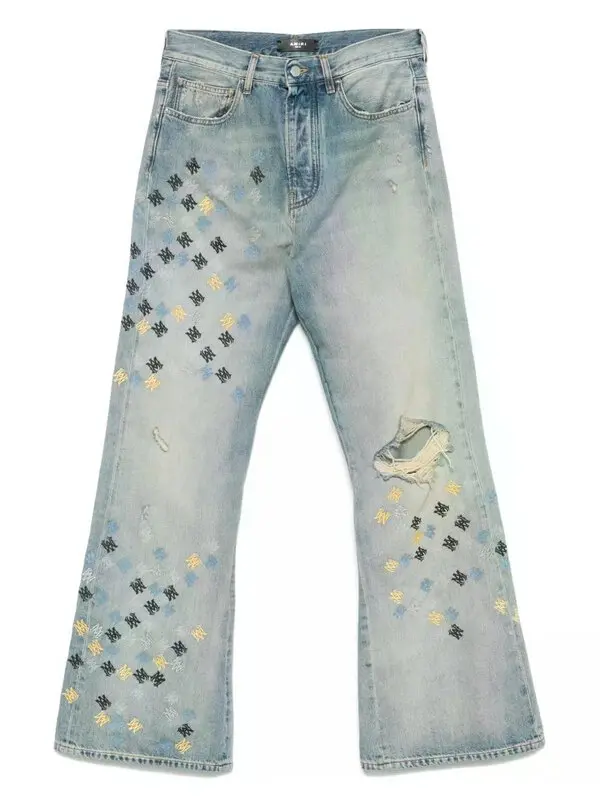 Amiri Ma Quad Embroidered Jeans