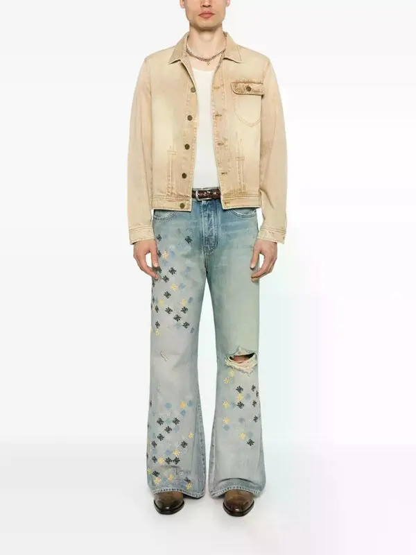 Amiri Ma Quad Embroidered Jeans