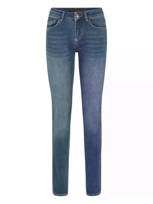 Philipp Plein Stretch-cotton Skinny Jeans