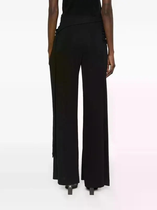 Rabanne Wraparound-design Palazzo Pants