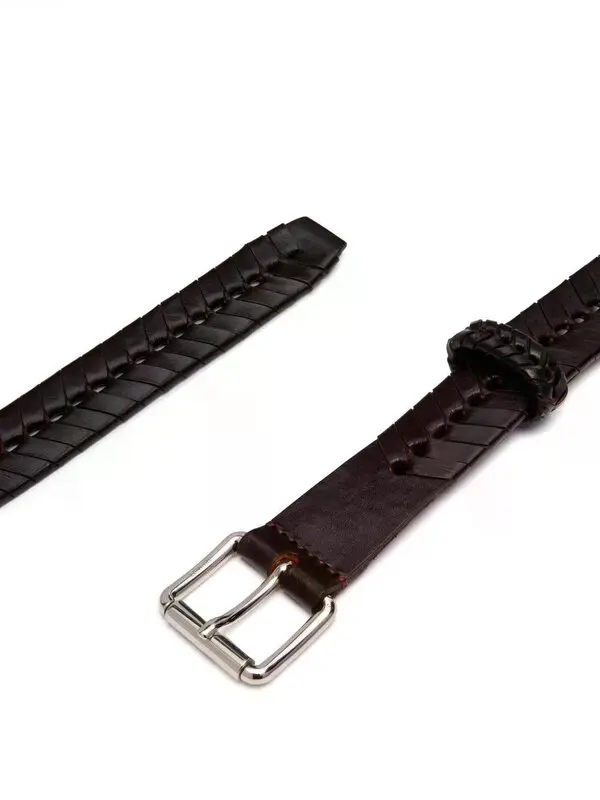 LEMAIRE Braided Leather Belt