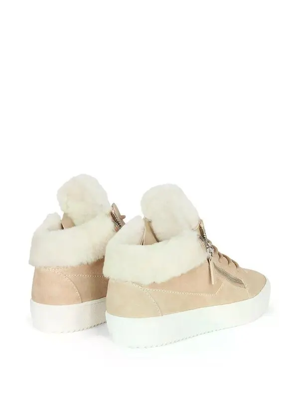 GIUSEPPE ZANOTTI Kriss Winter Mid-top Sneakers - Neutrals