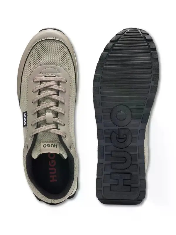 Hugo Knitted Lace-up Sneakers