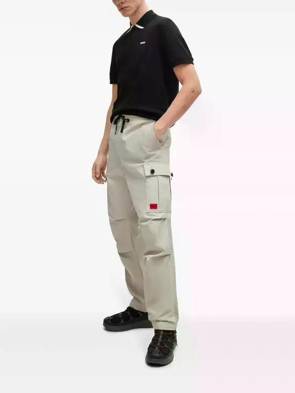 Hugo Logo-print Cotton Polo Shirt