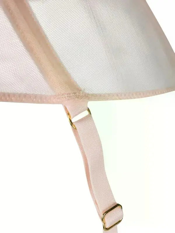 MAISON CLOSE Sheer Garter Belt