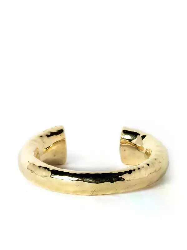 PARTS OF FOUR Druid Hammered-effect Bracelet - Gold