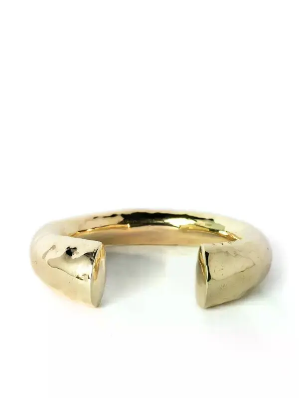 PARTS OF FOUR Druid Hammered-effect Bracelet