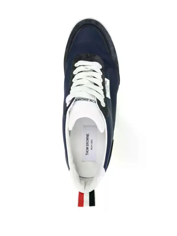 Thom Browne Lace-up 40mm Suede Sneakers - Blue
