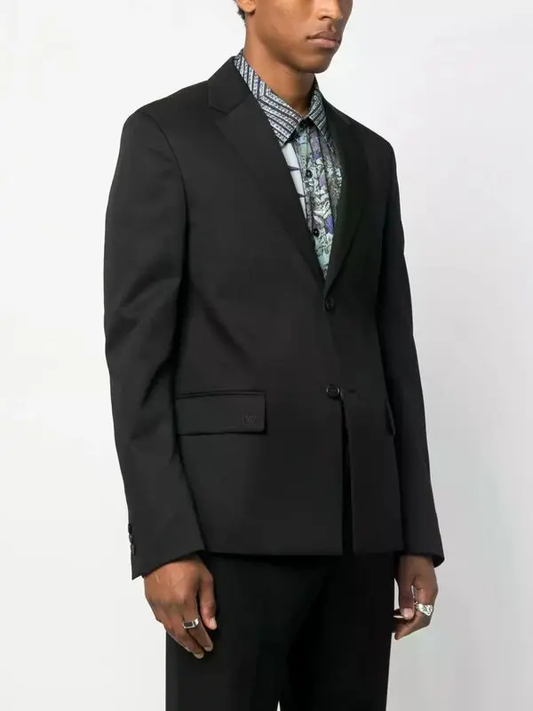 Off-White Single-breasted Wool Blazer