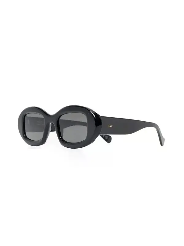 RETROSUPERFUTURE Oval Frame Sunglasses - Black
