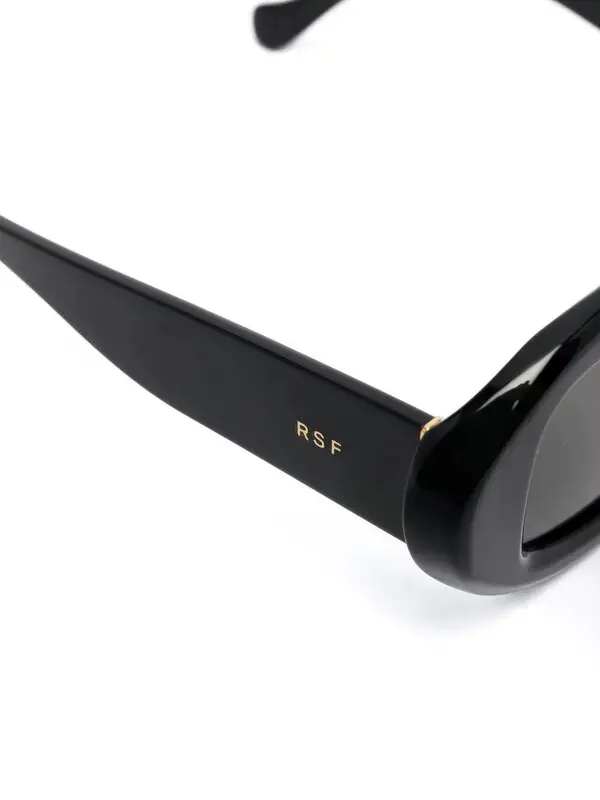 RETROSUPERFUTURE Oval Frame Sunglasses - Black