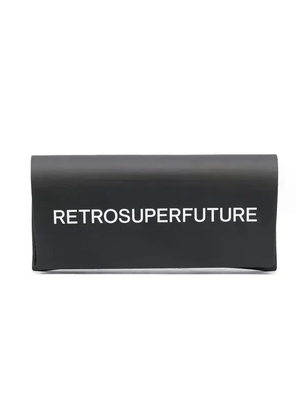 RETROSUPERFUTURE Oval Frame Sunglasses - Black