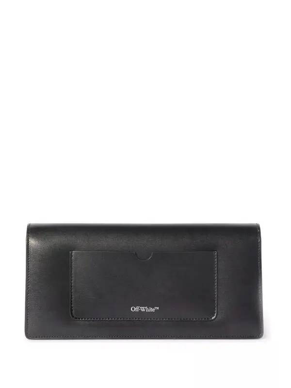 Off-White Jitney 1.0 Leather Shoulder Bag - Black