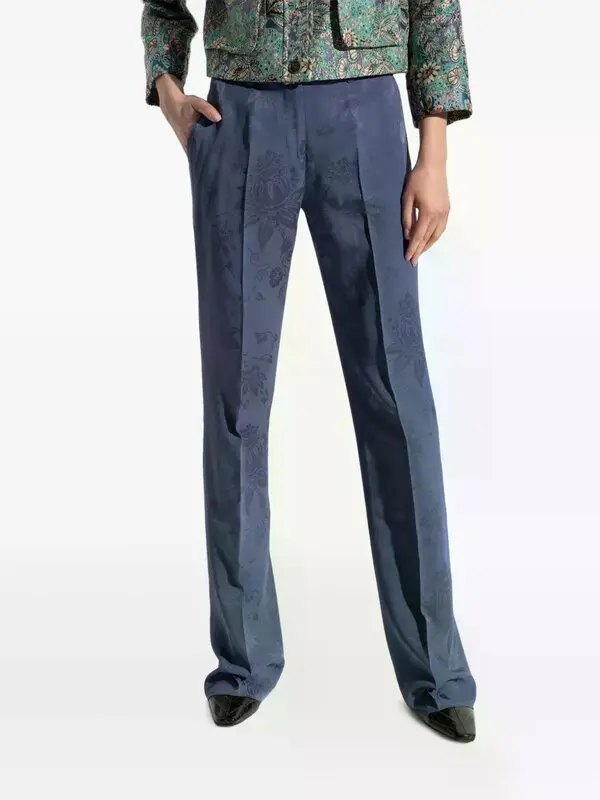 Etro Floral-print Trousers