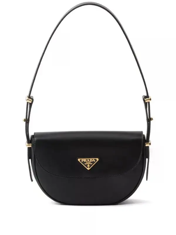 Prada Arqué Leather Shoulder Bag