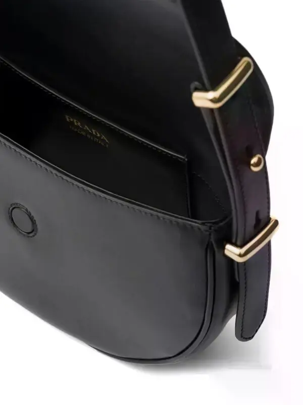 Prada Arqué Leather Shoulder Bag
