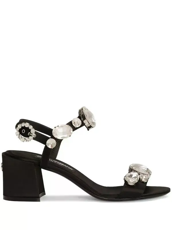 Dolce & Gabbana Embellished Crystal Sandals