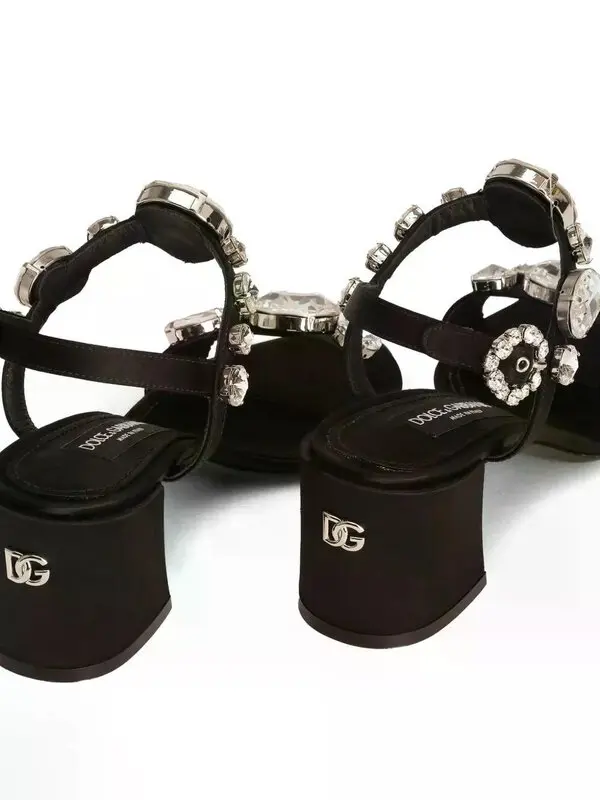 Dolce & Gabbana Embellished Crystal Sandals