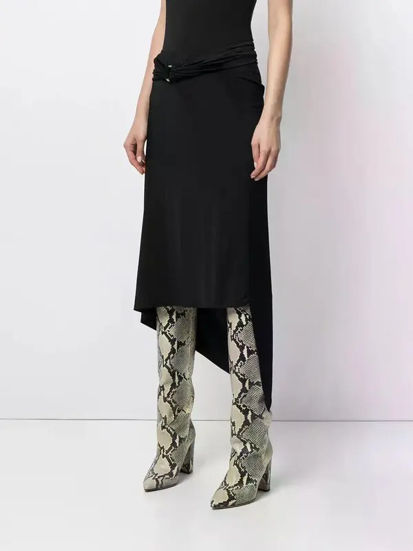 Rabanne Belted-waist Skirt