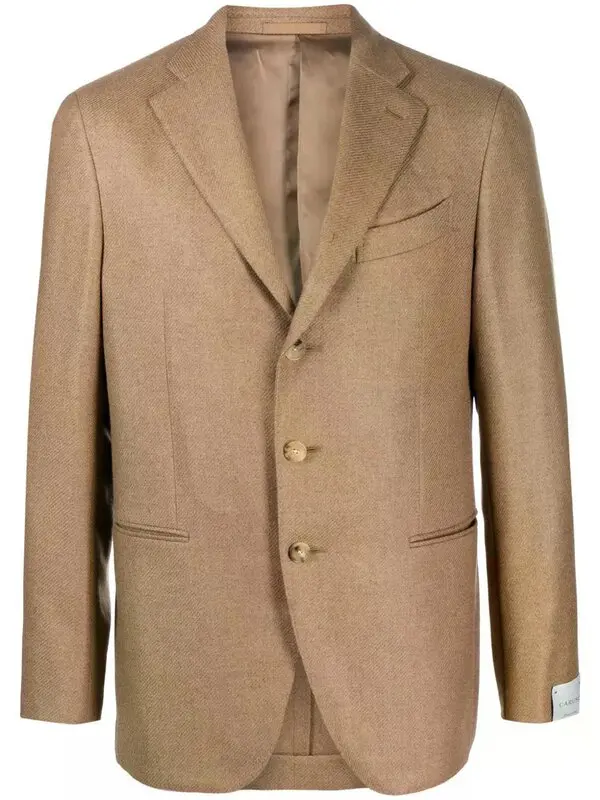 Caruso Single-breasted Wool-cashmere Blazer