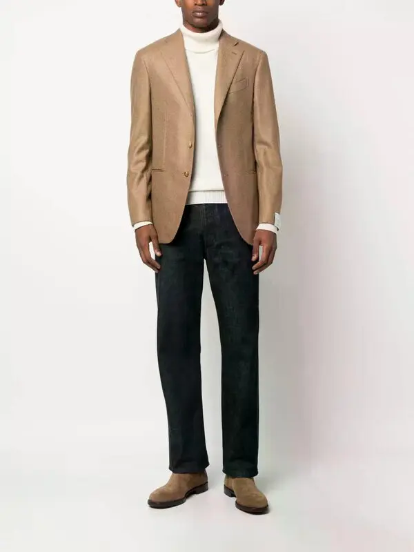 Caruso Single-breasted Wool-cashmere Blazer