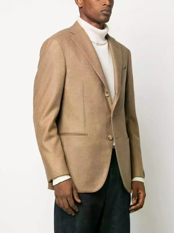 Caruso Single-breasted Wool-cashmere Blazer