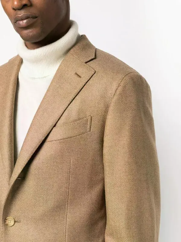 Caruso Single-breasted Wool-cashmere Blazer