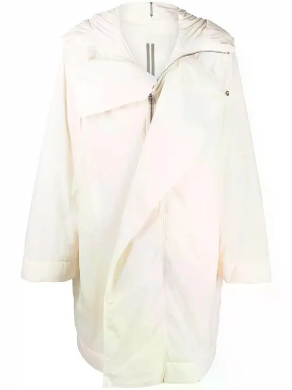 Rick Owens Oversized Hooded Parka - Neutrals