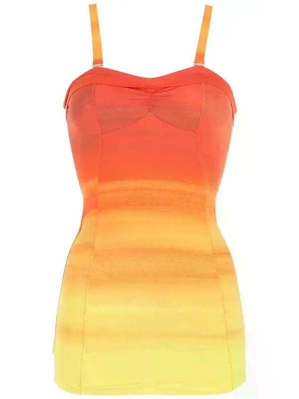 AMIR SLAMA Ombré Swimsuit - Orange