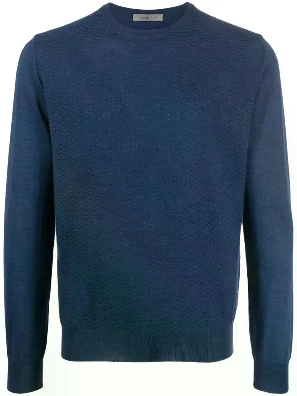 Corneliani Crew-neck Virgin Wool Jumper