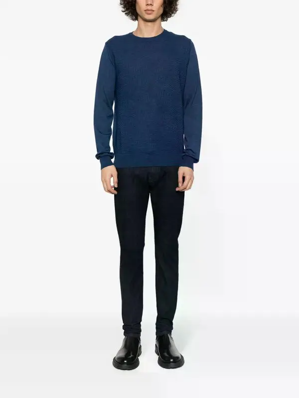 Corneliani Crew-neck Virgin Wool Jumper