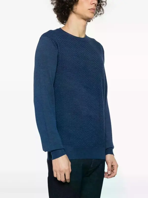 Corneliani Crew-neck Virgin Wool Jumper