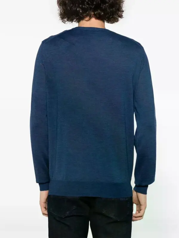 Corneliani Crew-neck Virgin Wool Jumper