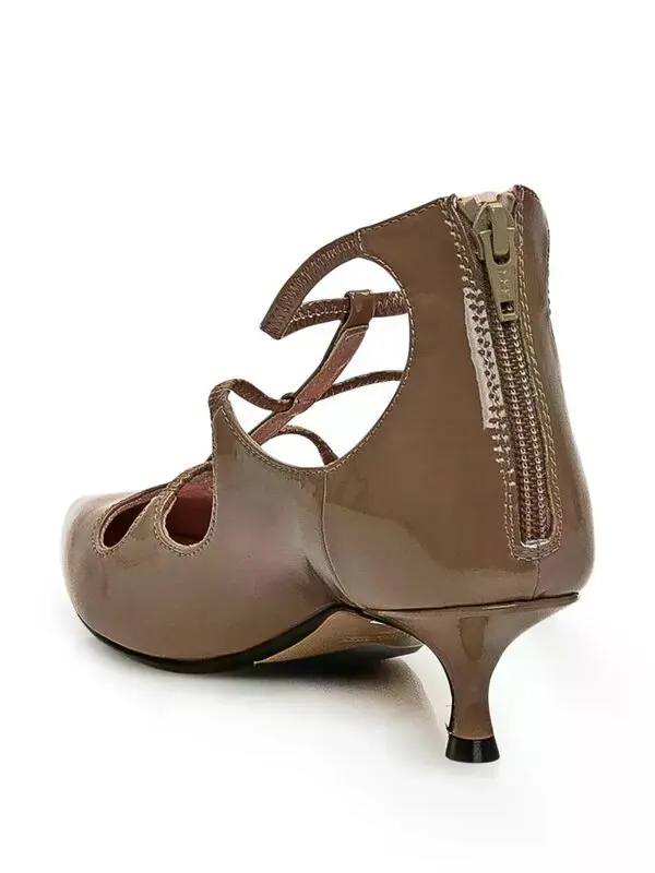 ANNA F. 40mm Patent-leather Pumps