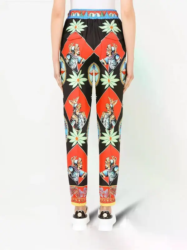 Dolce & Gabbana Carretto-print Track Pants