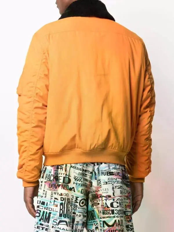 Moschino Logo-keyring Bomber Jacket