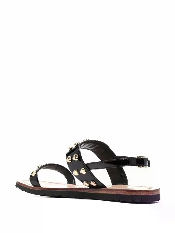 Moschino Heart-stud Flat Sandals